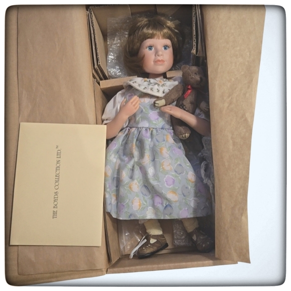 Boyds Collection Doll | Other | Vintage Boyds Collection Doll Megan 4 ...